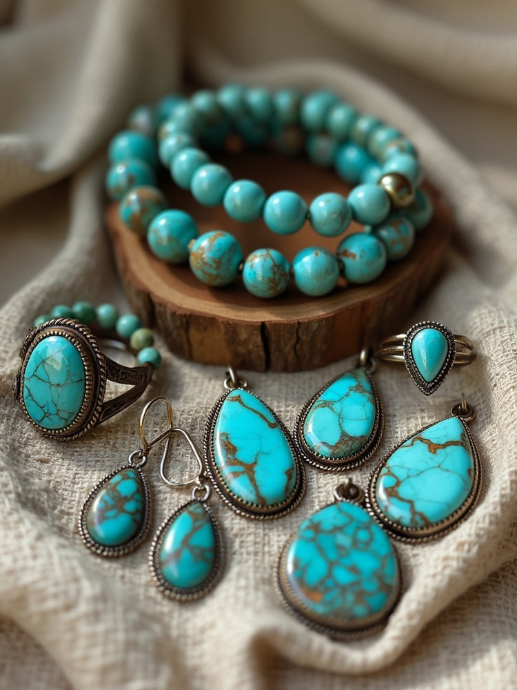 Turquoise — Vertus, Propriétés et Bienfaits en Lithothérapie